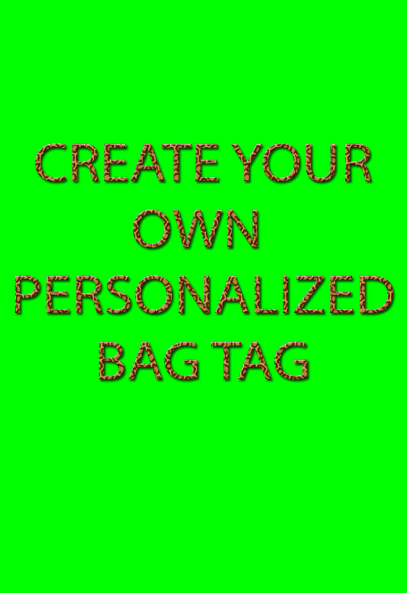 Create Your Own Bag Tag, Luggage Tag – FlipTurnTags
