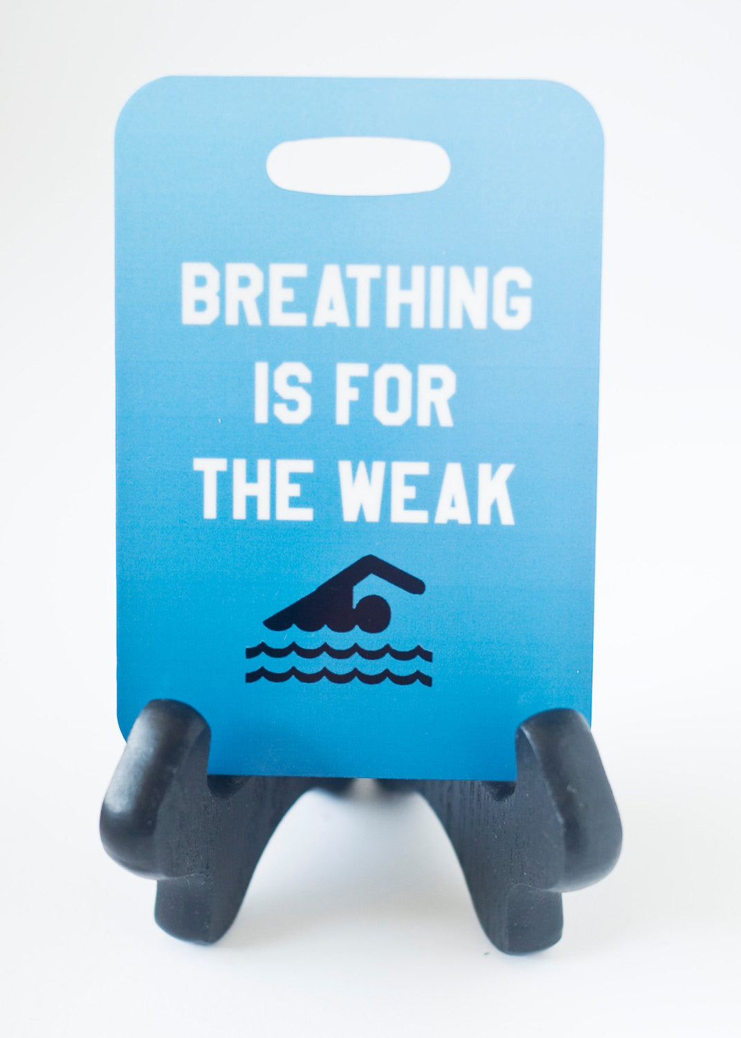 Breathing is for the Weak Swim Bag Tag – FlipTurnTags